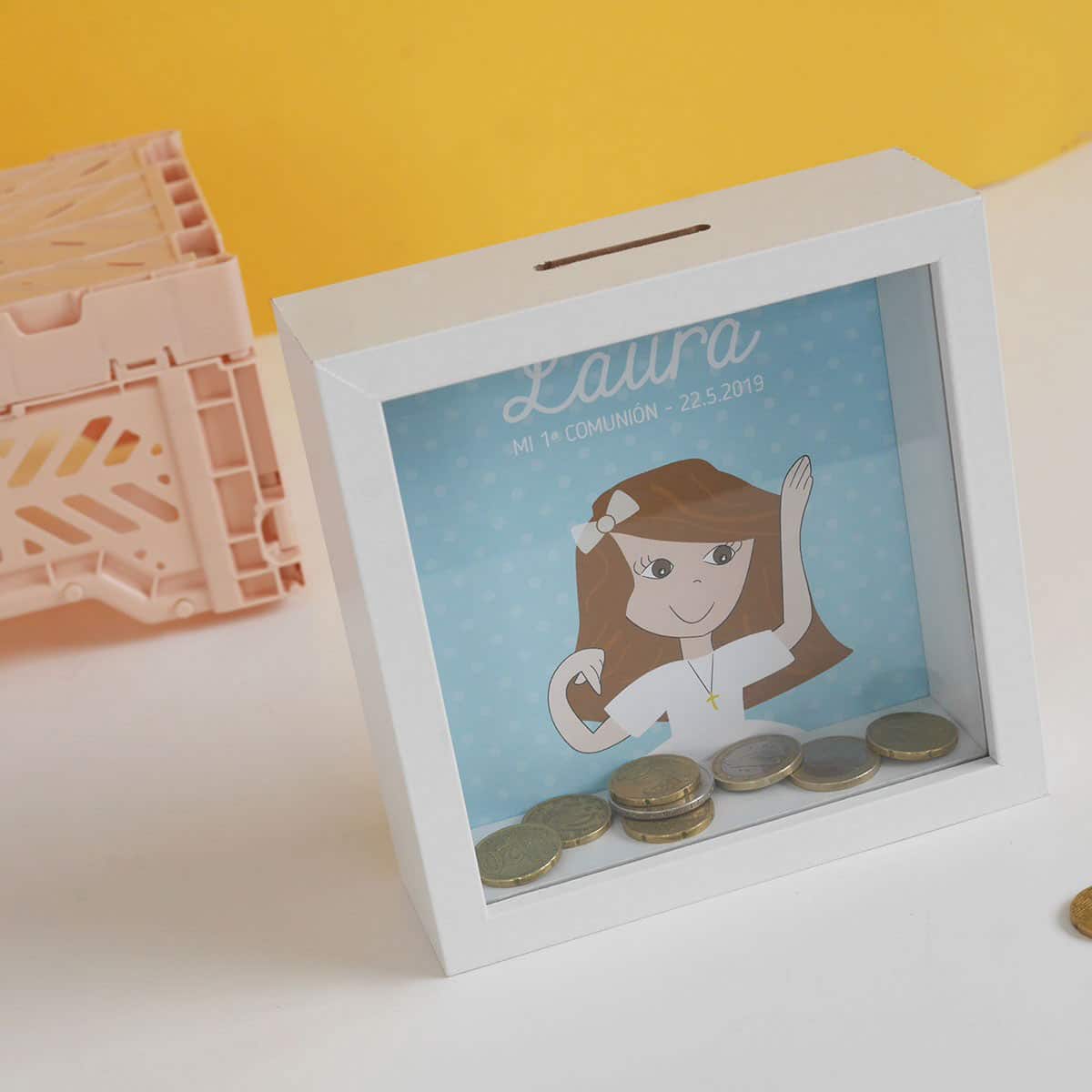 Alcancías Madera Personalizadas - Desayunos Sorpresa